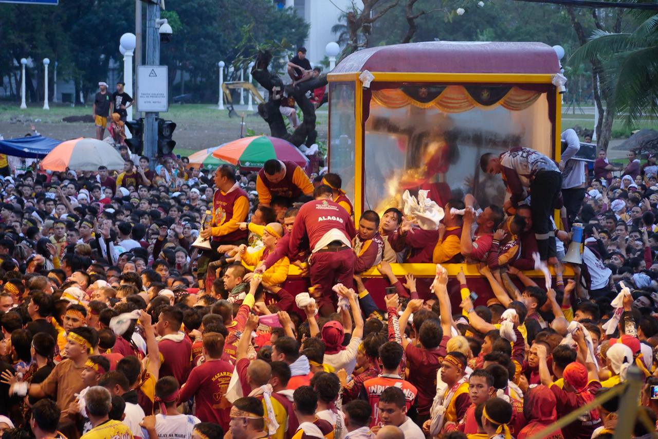 Millions swarm Black Jesus statue in the Philippines