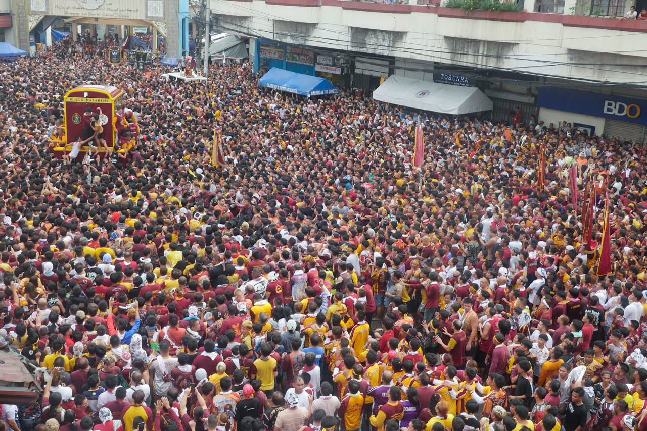 Millions swarm Black Jesus statue in the Philippines