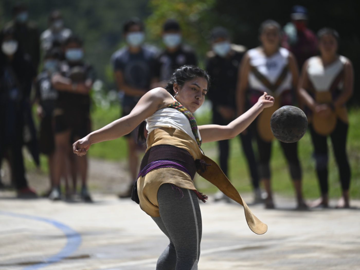 Women's team revives ancient Mayan ball game in Guatemala