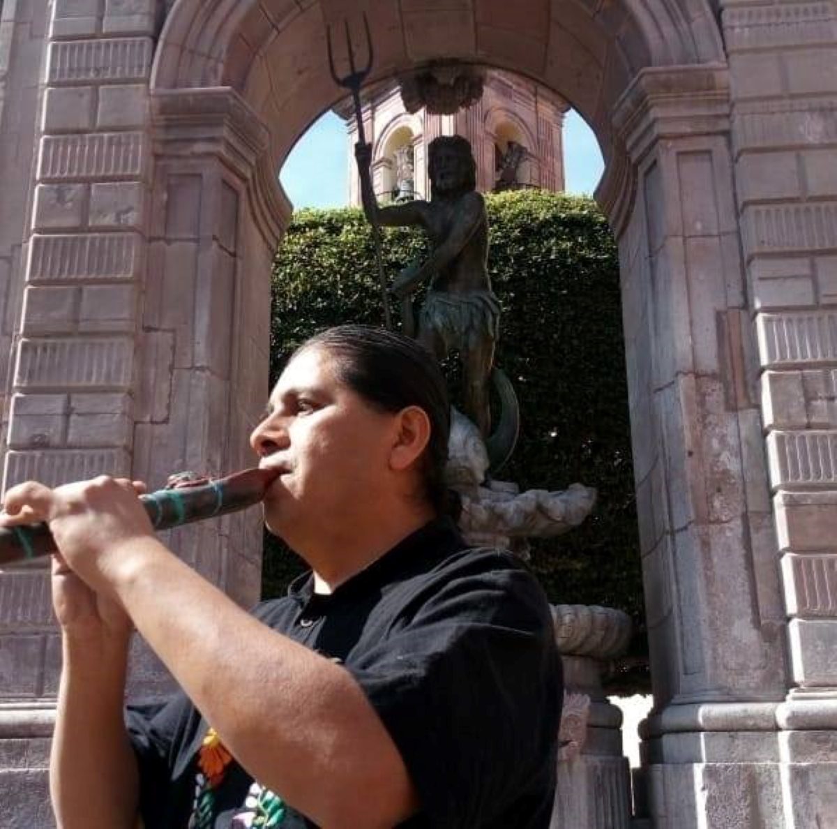 Musician plays music for Black Panther: Wakanda Forever