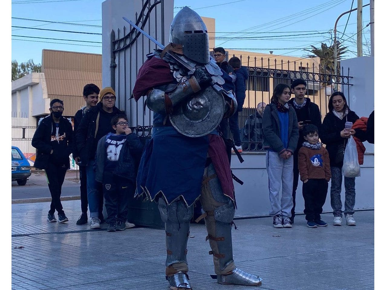 Salome Gomboa from Argentina Fights in Medieval Combat